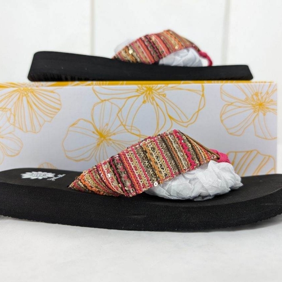 Yellow Box | Shoes | Yellow Box Oria Pink Flip Flops Sz9 | Poshmark